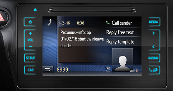 The new Toyota Touch® 2 multimedia system